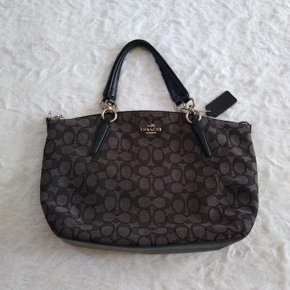 Coach | Bags | Coach Signature Kelsey Small Canvas Satchel | Poshmark